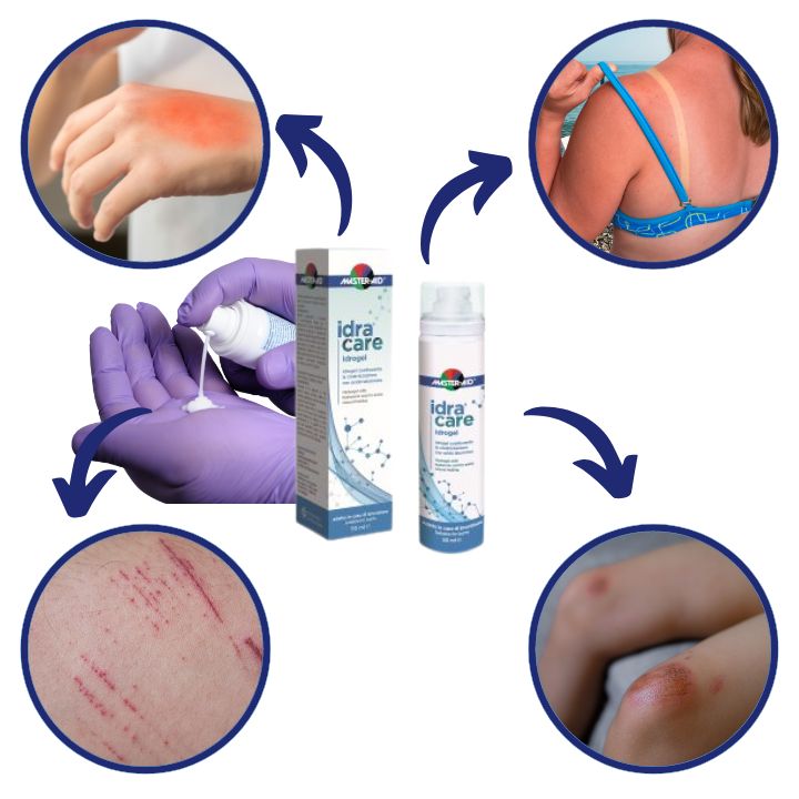 idra®care Idrogel Gel para heridas con ácido hialurónico